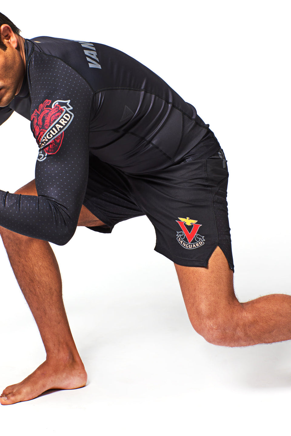 VANGUARD / COMPETITORE ラッシュガード 長袖 BLACK