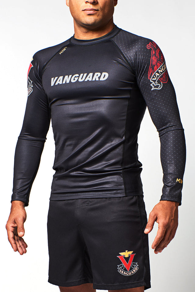 VANGUARD / COMPETITORE ラッシュガード 長袖 BLACK