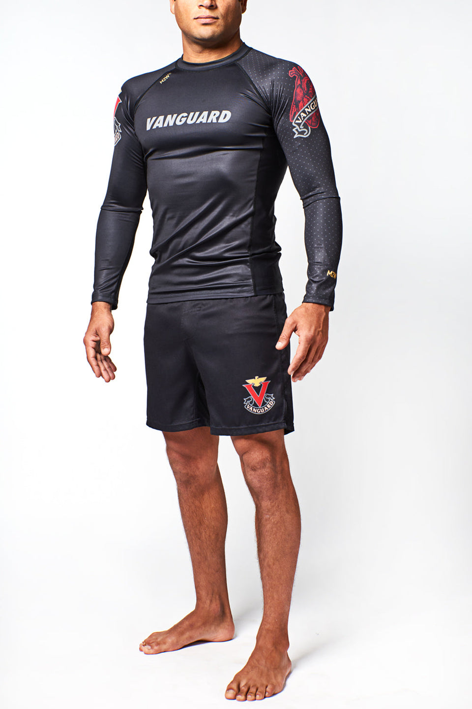 VANGUARD / COMPETITORE ラッシュガード 長袖 BLACK